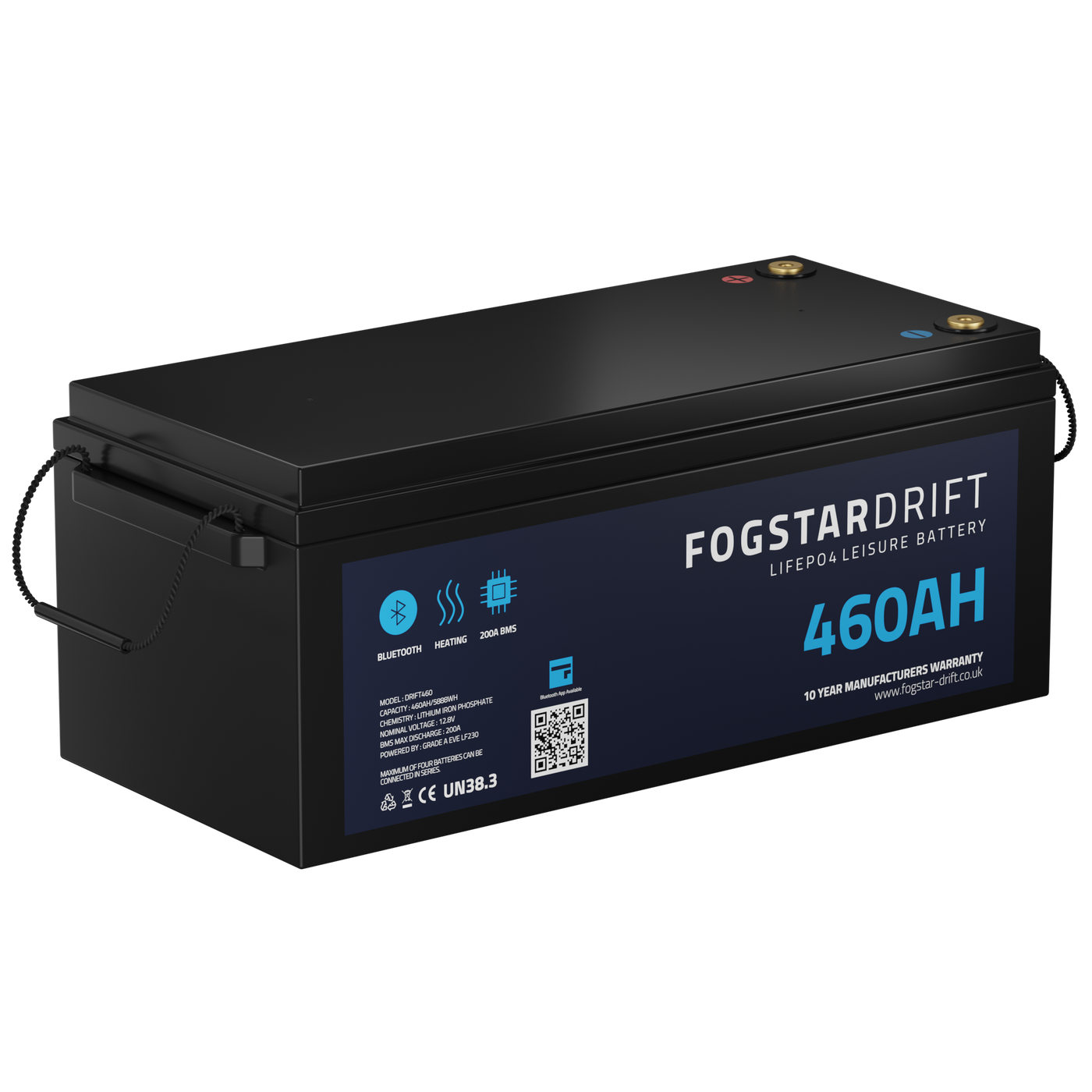 12v 460Ah Lithium Leisure Battery | Fogstar Drift